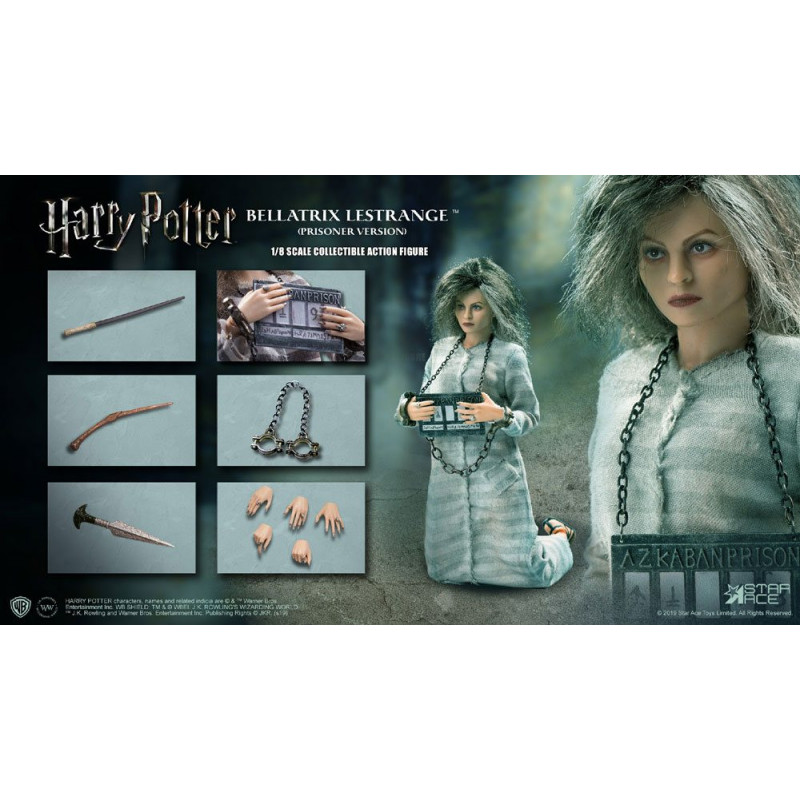 Harry Potter Real Master Series Action Figure 1/8 Bellatrix Lestrange ...